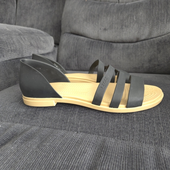 CROCS | Shoes | Crocs Tulum Womens Sandals Size 9 Black Open Toe | Poshmark